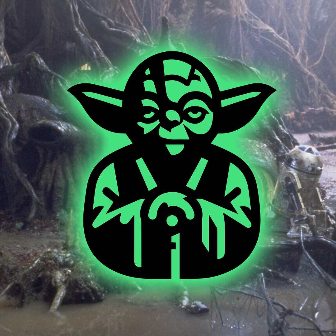 Yoda Jedi Master Vinyl Decal - Etsy