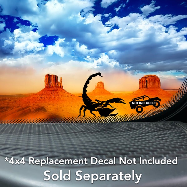 Scorpion Car Decal - Etsy