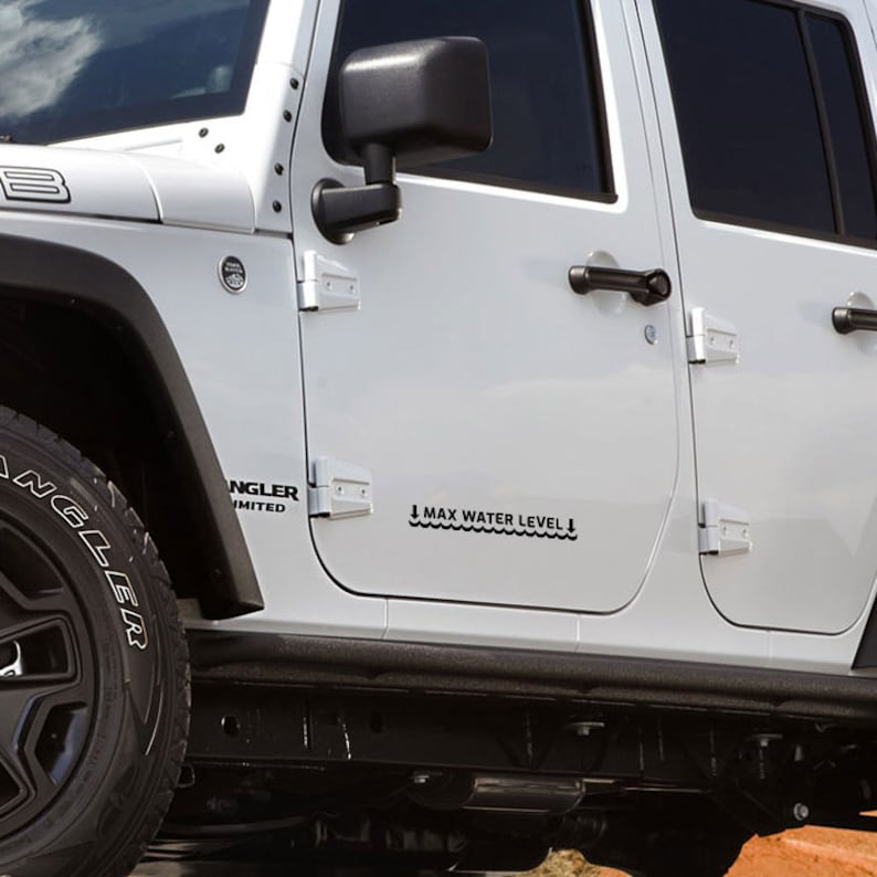 Max Water Level Vinyl Decal | Etsy