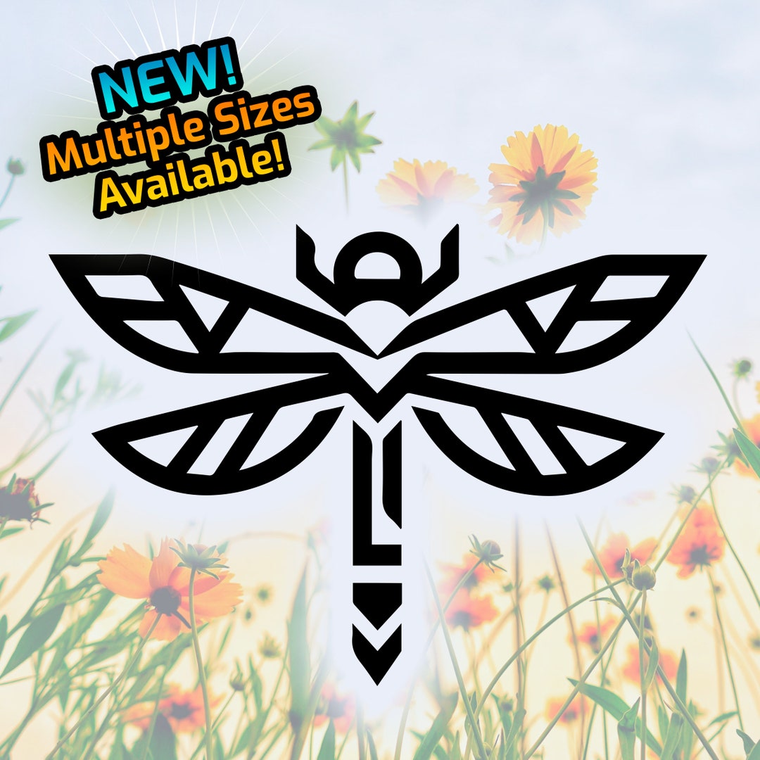 Dragonfly Vinyl Decal - Etsy