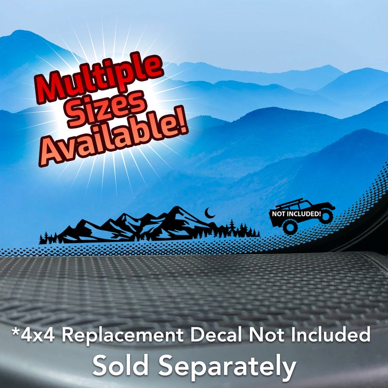 Mountain Decal Car - Etsy