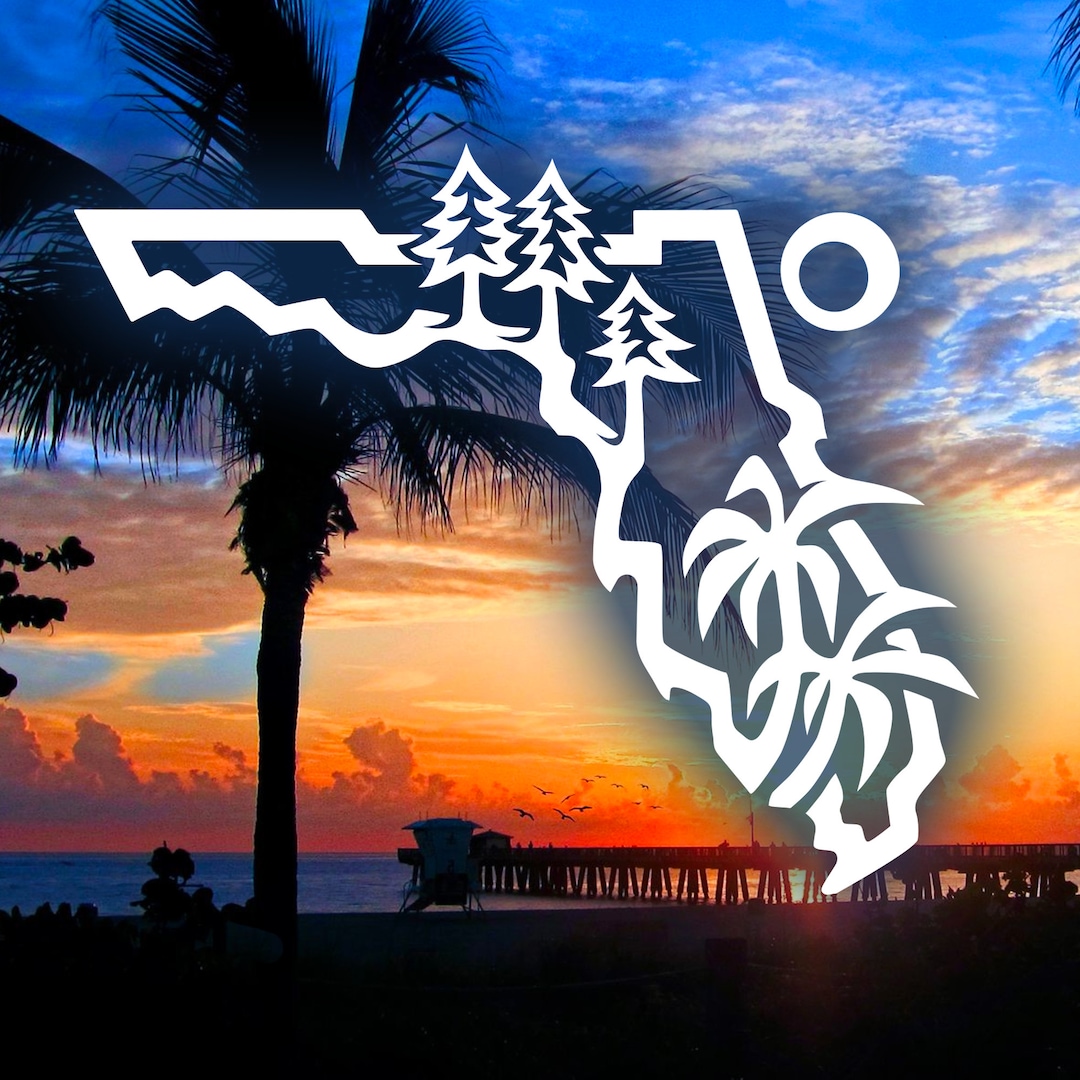 Florida Backcountry Vinyl Decal for 4x4 Vehicle Windows, Laptops, Yetis ...