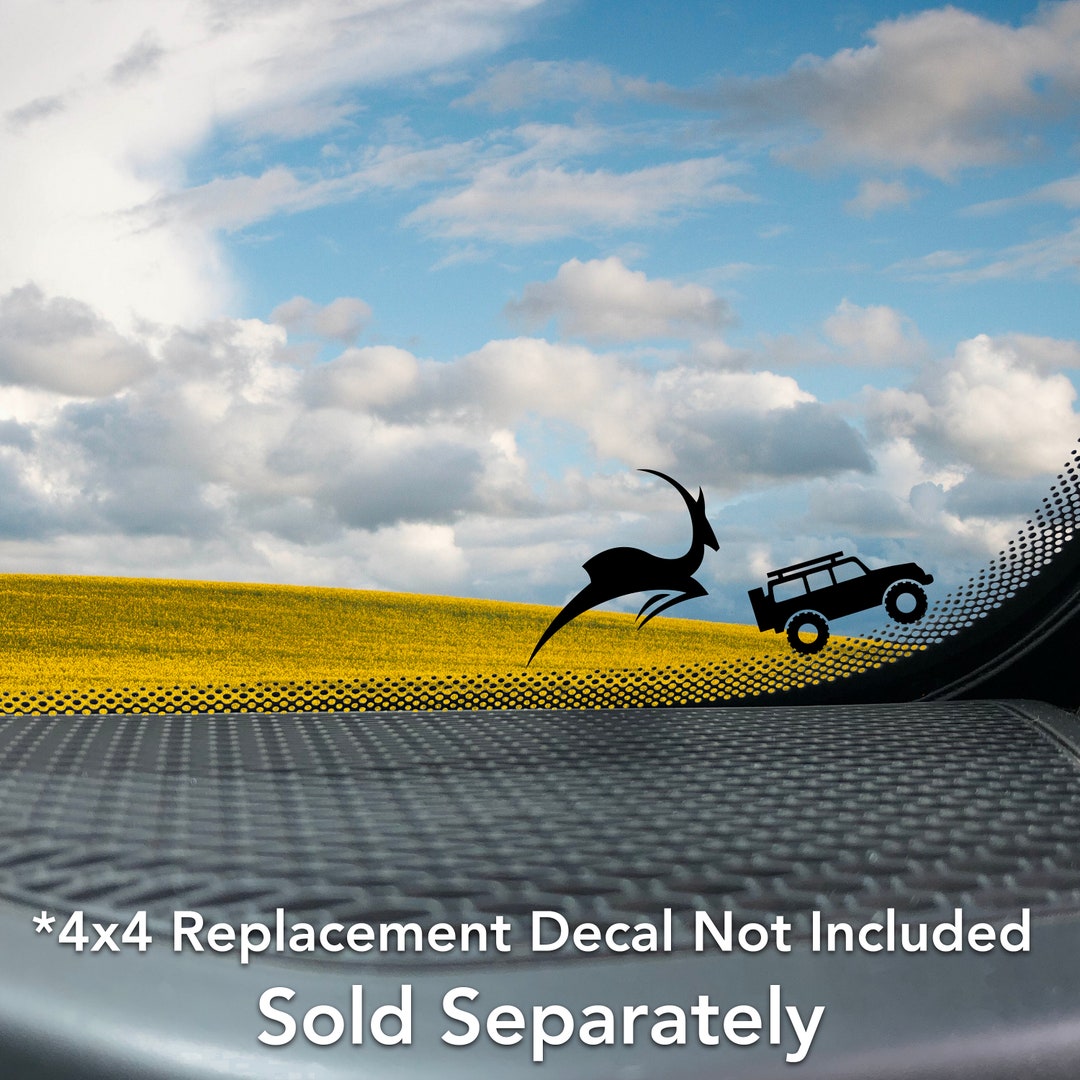 Run Like an Antelope Vinyl Decal Sticker for 4x4 & Car Windshields - Etsy