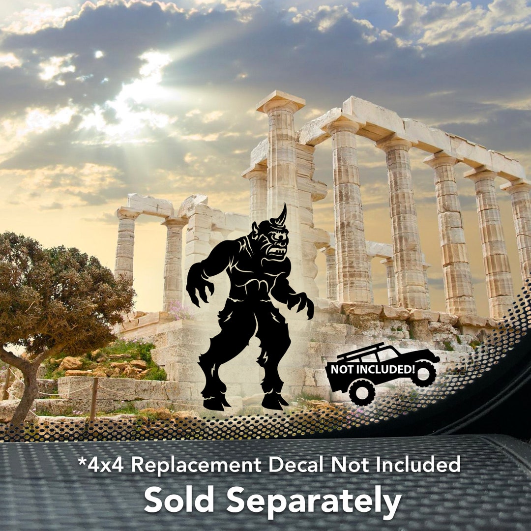 Cyclops Attack Decal for 4x4 Off-road or Other Vehicle Windshields - Etsy