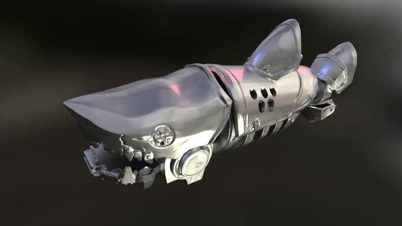 Fishbonez Mini Gun 3d Model Fan Art From Arcane - Etsy