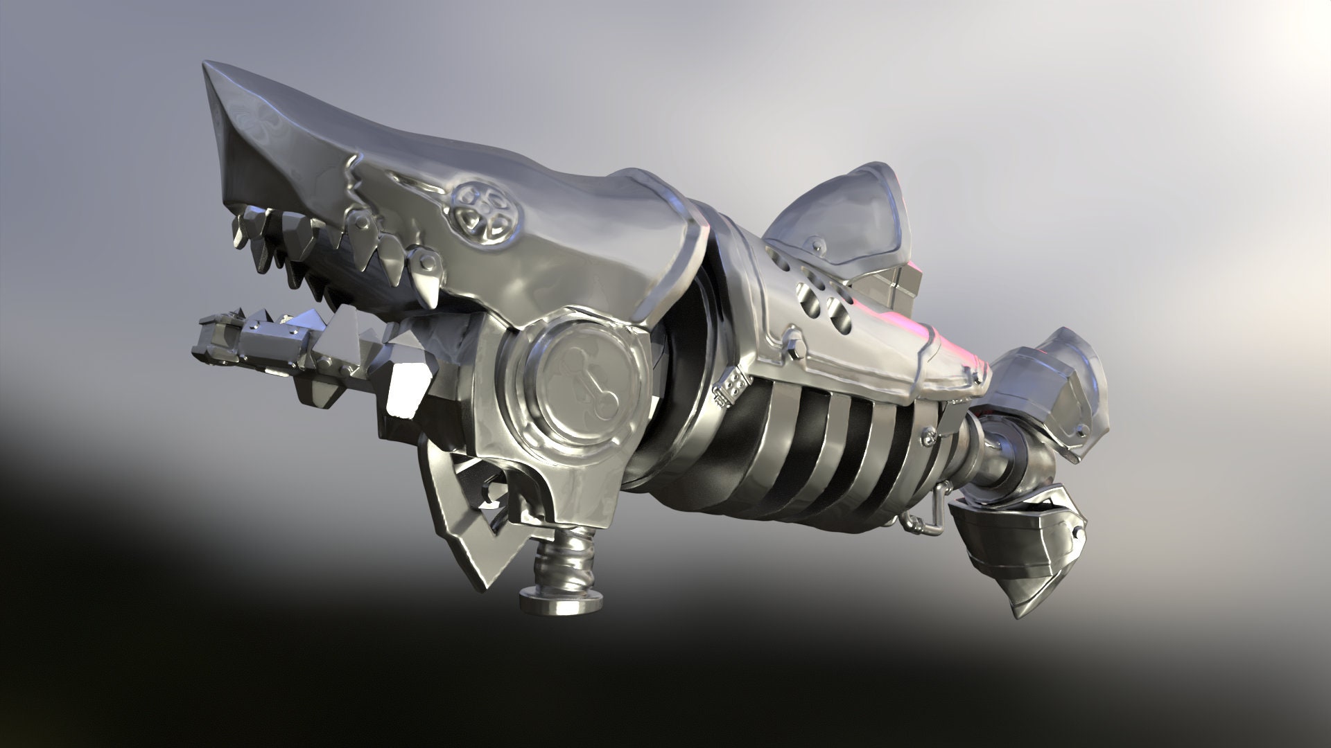 Fishbonez Mini Gun 3d Model Fan Art From Arcane - Etsy