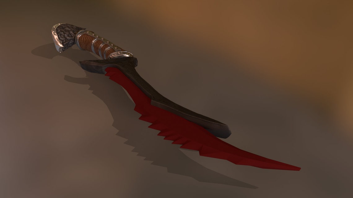 Daedric Dagger Replica 3d Model - Etsy