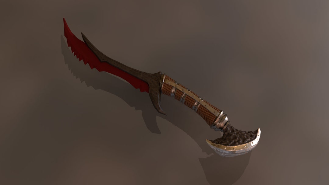 Daedric Dagger Replica 3d Model - Etsy