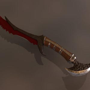 Daedric Dagger Replica 3d Model - Etsy