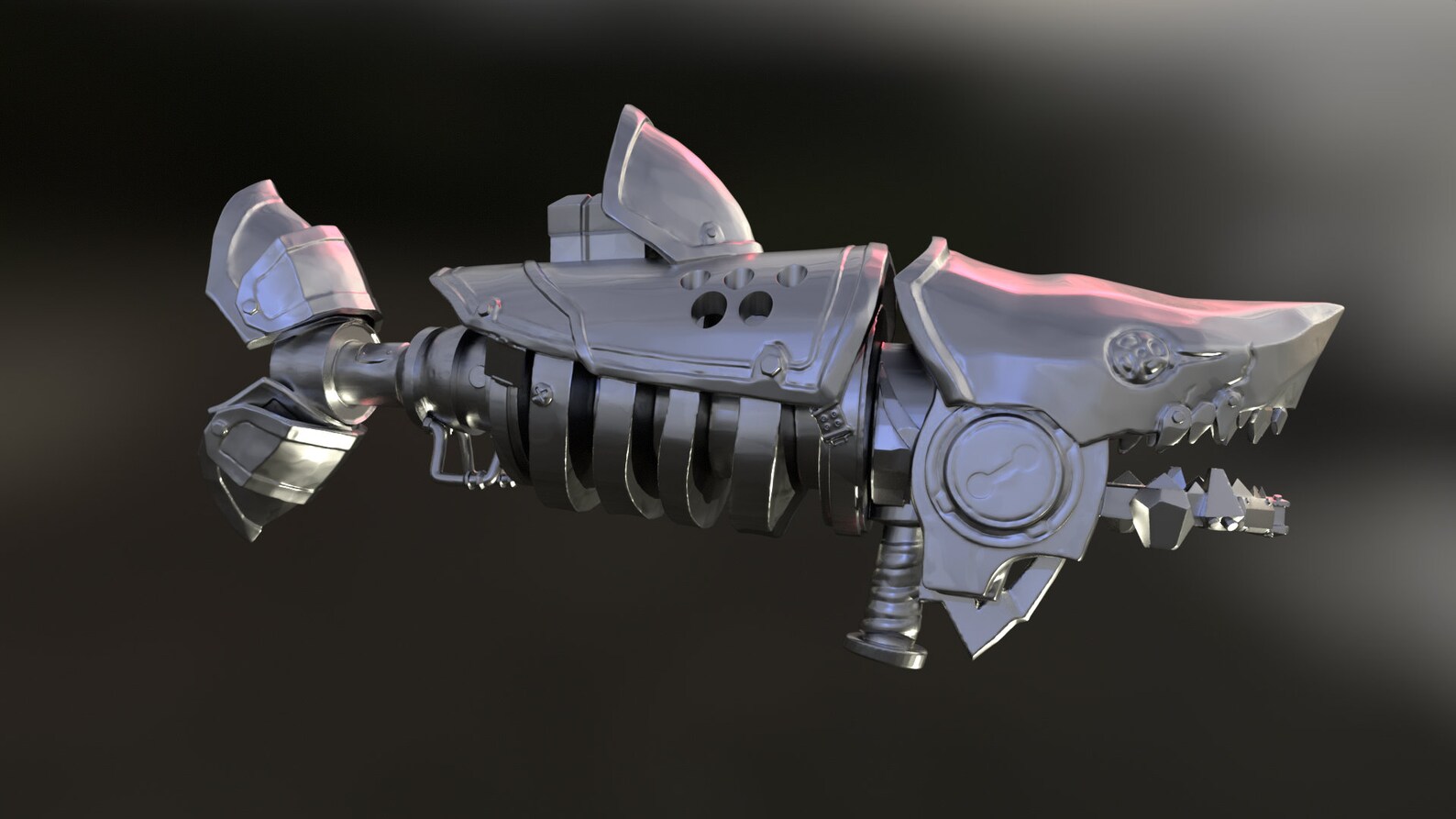 Fishbonez Mini Gun 3d Model Fan Art From Arcane - Etsy