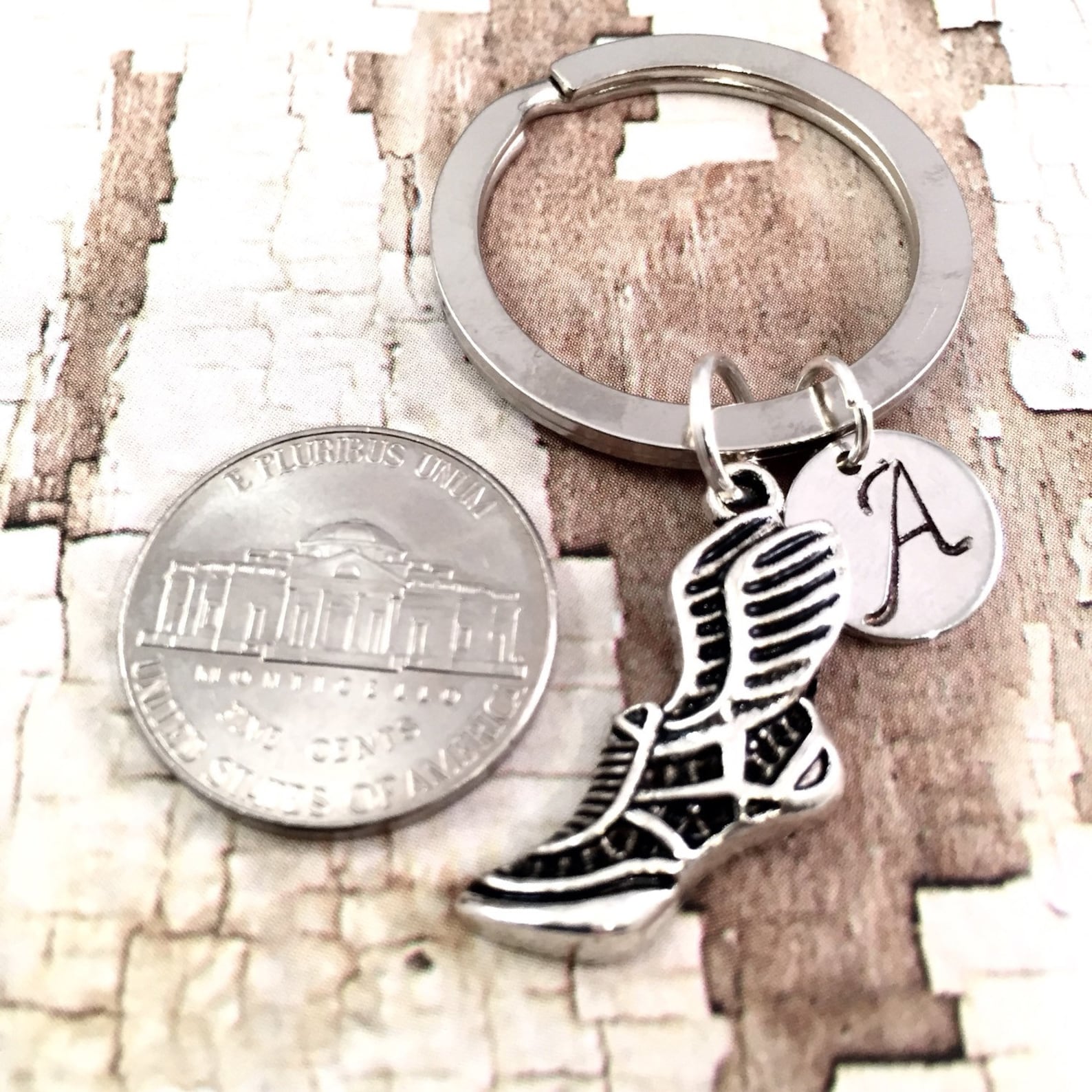 Track Shoe Keychain Track and Field Keychain Sprinter | Etsy