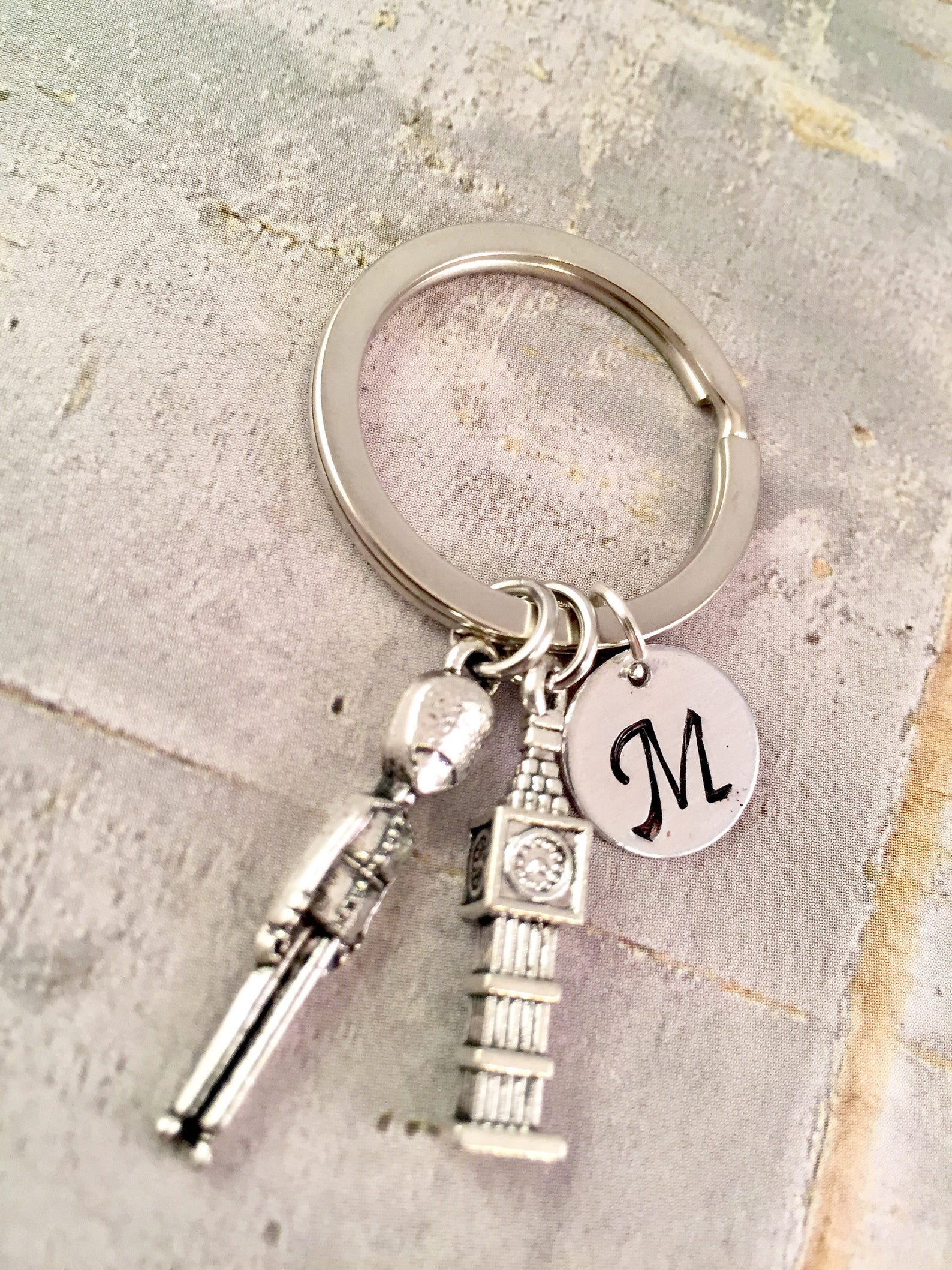 London Keychain Royal Keychain London Calling Keychain | Etsy
