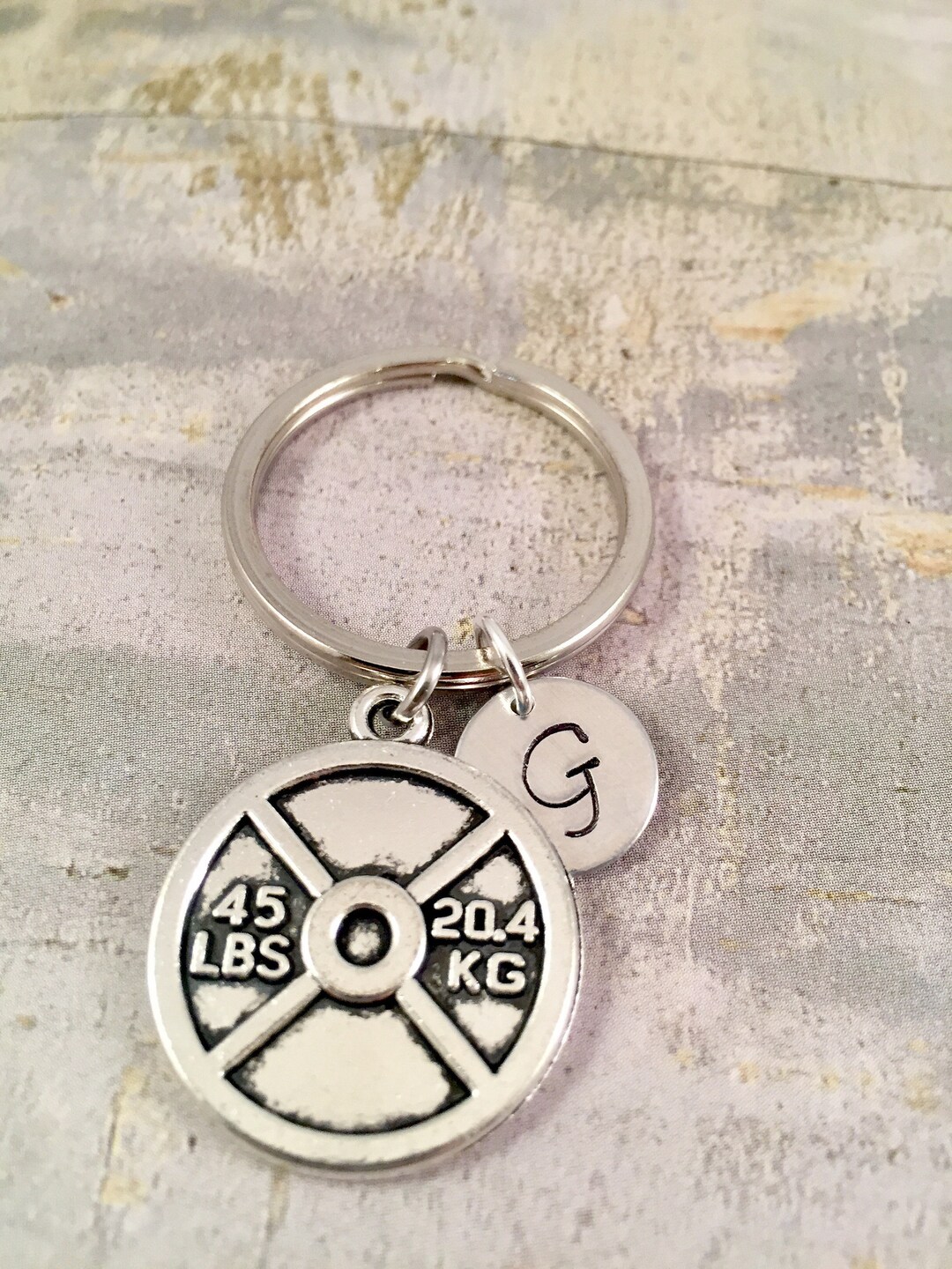 Fitness Weight Lifting Keychain, Crossfit Keychain, Fitness Gift ...