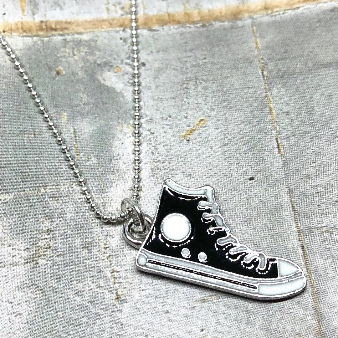 Sneaker Necklace, Converse Like Shoe, Kickin It Old School, Graduation ...