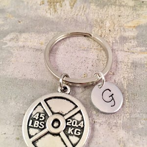 Fitness Weight Lifting Keychain Crossfit Keychain Fitness - Etsy