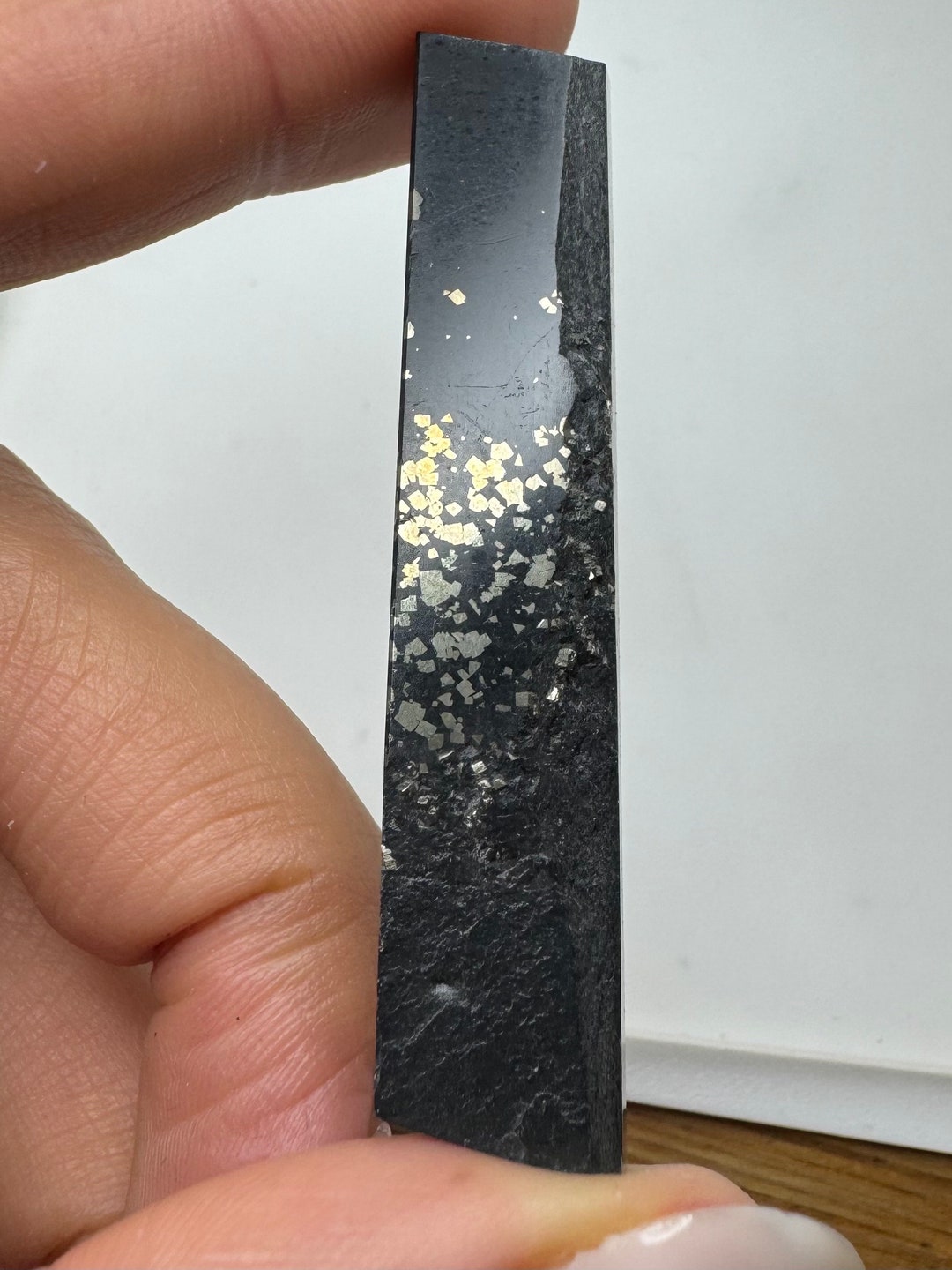 PYRITE on Slate Freeform, Pyrite Slate (10.6 Gr), Mosel, Germany - Etsy