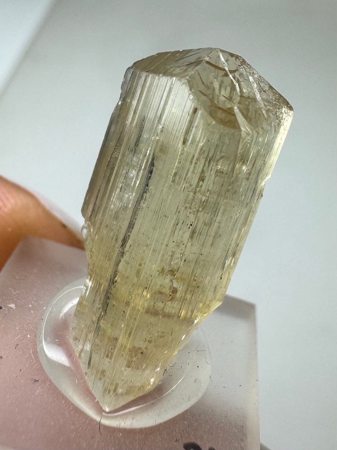 Yellow SCAPOLITE Rough Crystal (2.2gr) Yellow Scapolite Crystal Rough ...