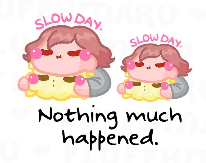 Slow Day Sammie Planner Stickers, Cute Stickers for Erin Condren ECLP ...