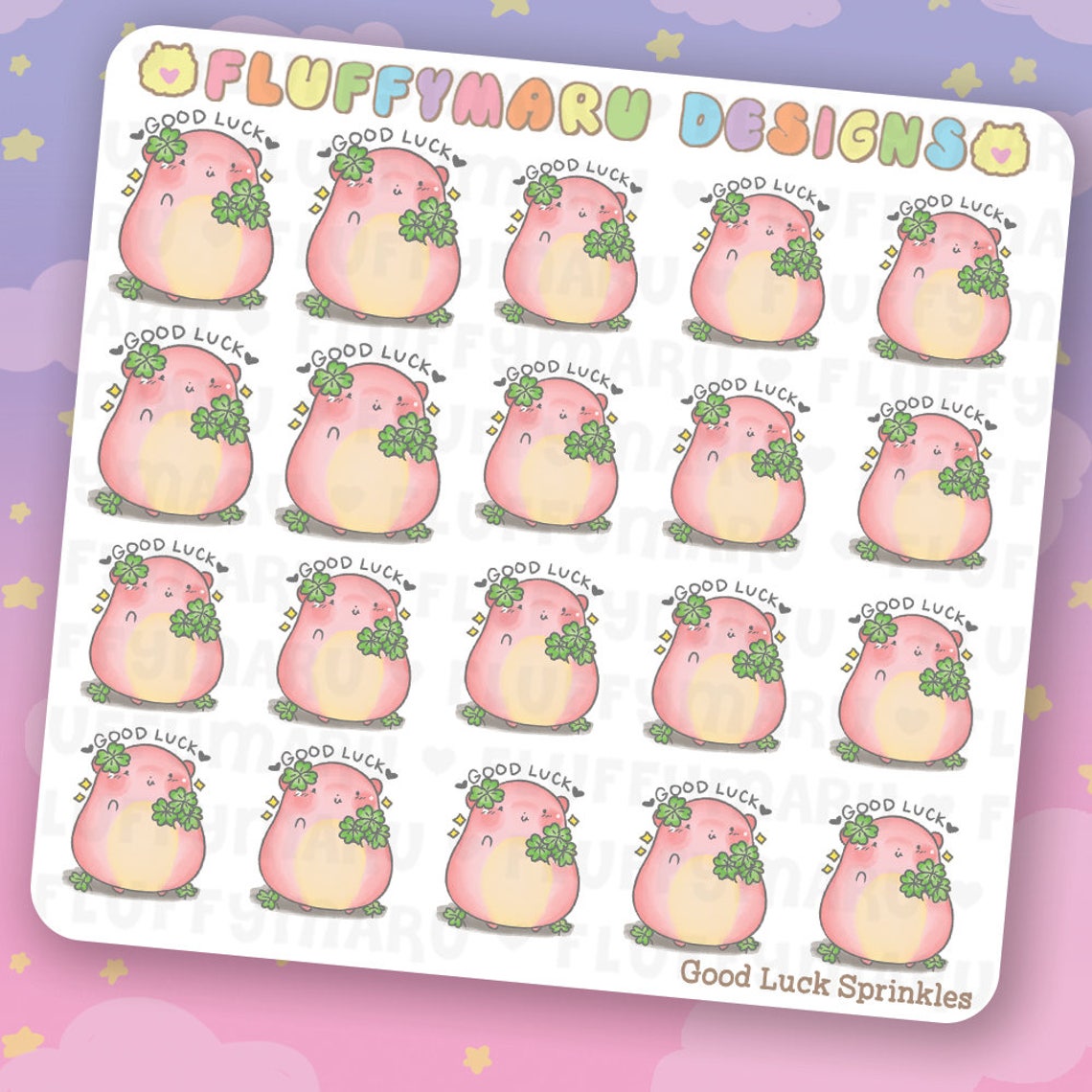 Good Luck Sprinkles Planner Stickers Cute Stickers for | Etsy