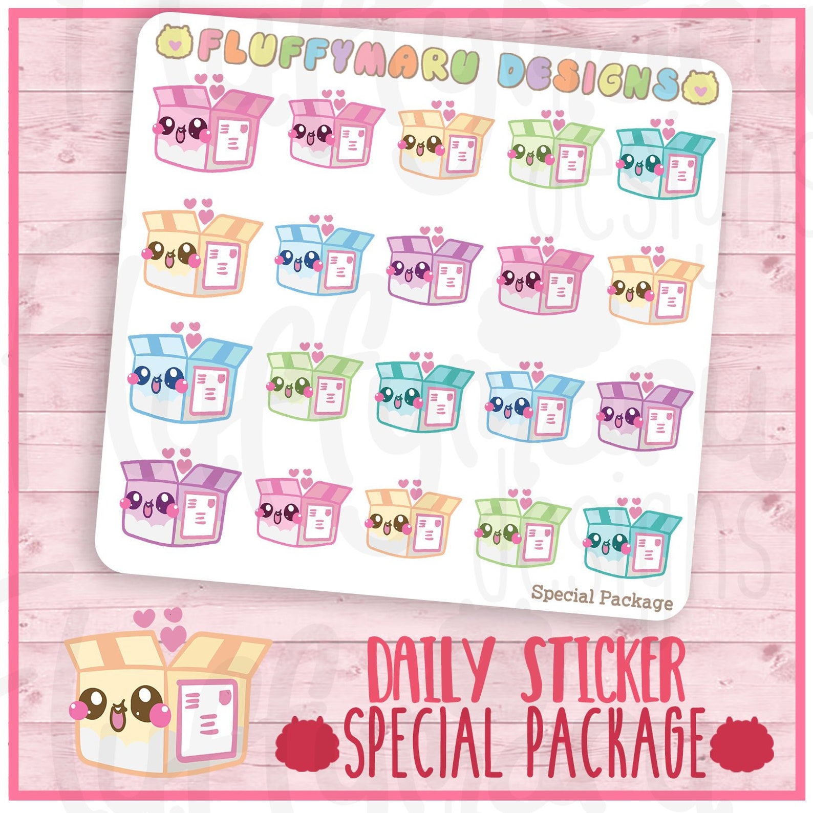 Special Package Planner Stickers Cute Stickers for Erin - Etsy