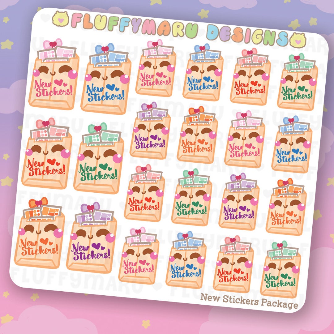 New Stickers Package || Planner Stickers, Cute Stickers for Erin ...