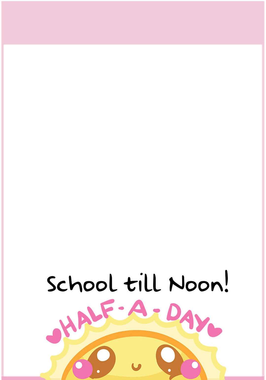 Half A Day Sun Planner Stickers, Cute Stickers for Erin Condren ECLP ...