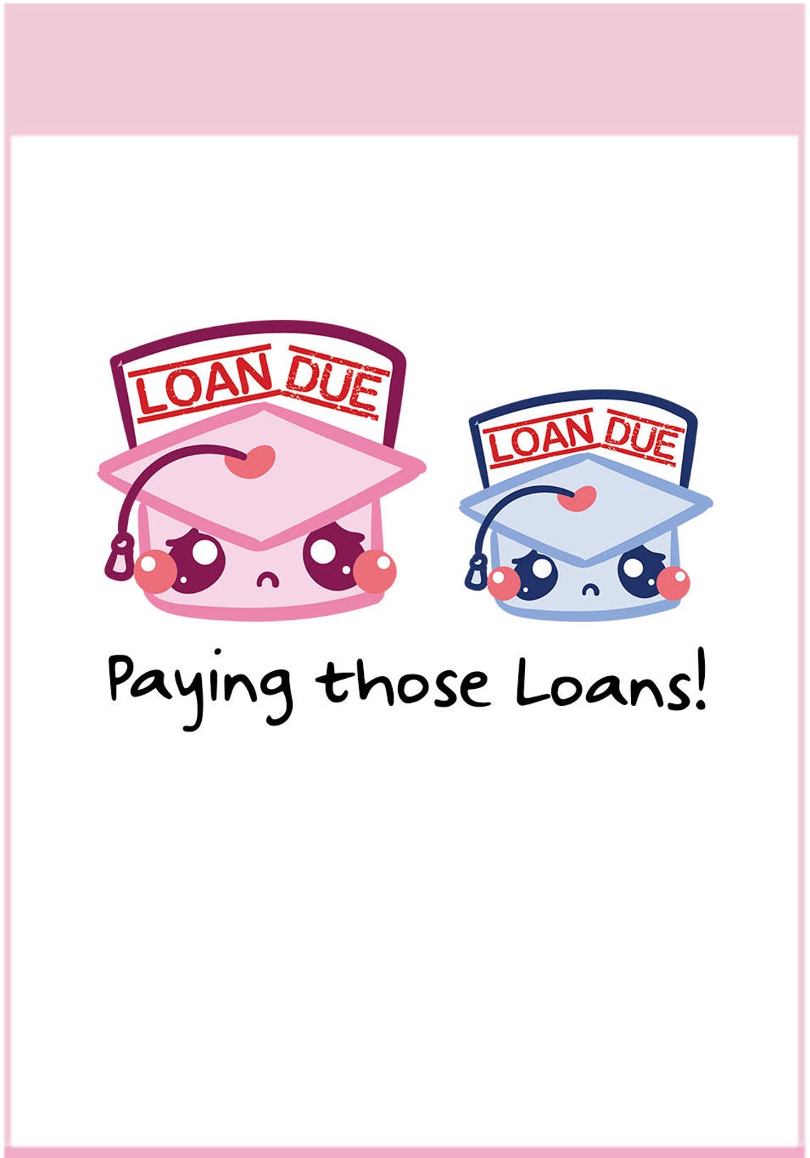 Loan Due Planner Stickers Cute Stickers for Erin Condren | Etsy