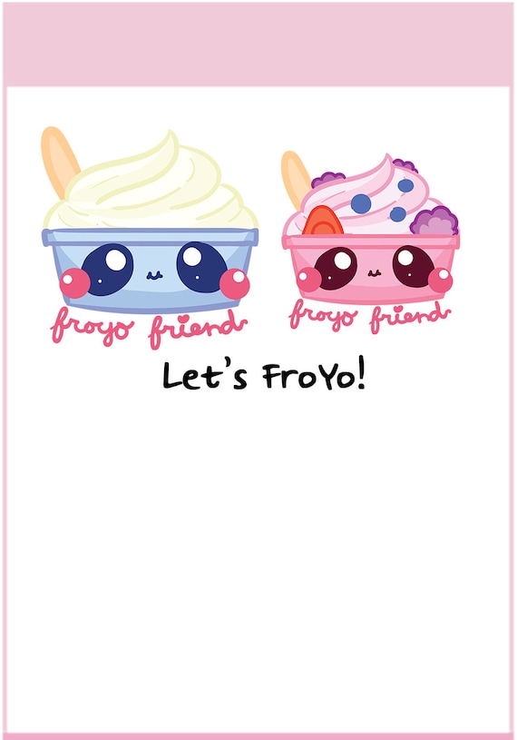 Froyo Friend Planner Stickers Cute Stickers for Erin | Etsy