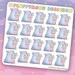 Deadline Sprinkles Planner Stickers, Cute Stickers for Erin Condren ...