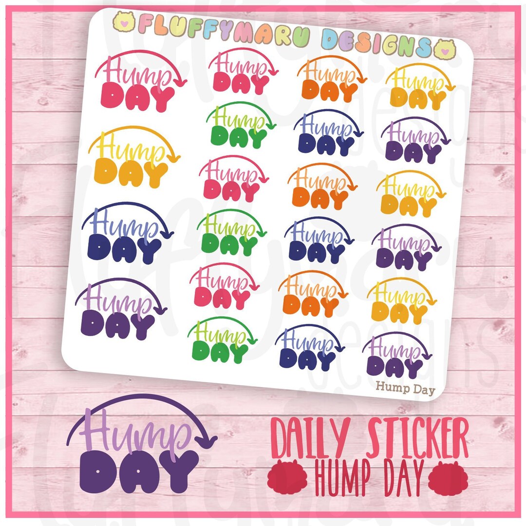 Hump Day|| Planner Stickers, Cute Stickers for Erin Condren (ECLP ...
