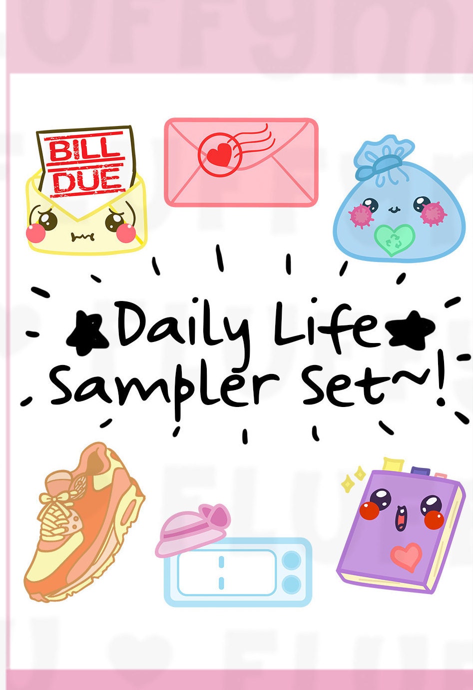 Daily Sticker Samplers Planner Stickers Cute Stickers for | Etsy