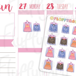 Dry Cleaners Planner Stickers, Cute Stickers for Erin Condren ECLP ...