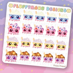 Froyo Friend || Planner Stickers, Cute Stickers for Erin Condren (ECLP ...