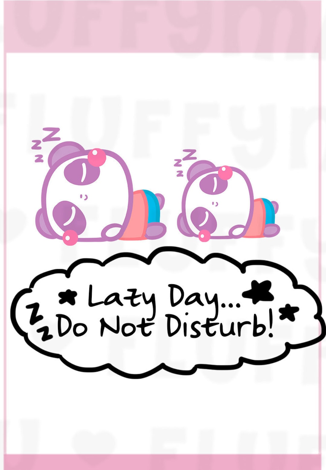 Lazy Day Panda Mimi Planner Stickers, Cute Stickers for Erin Condren ...