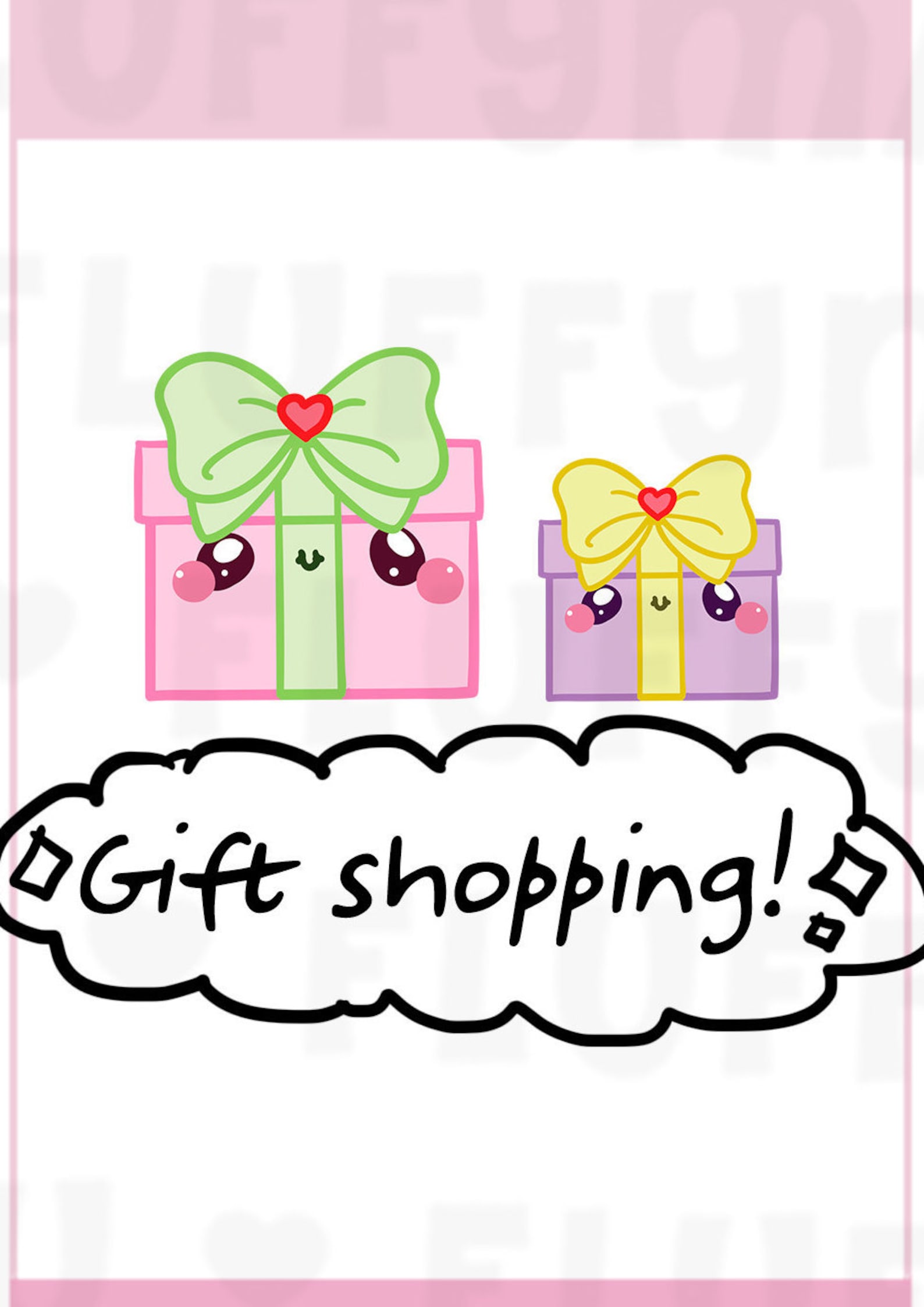 Birthday Gift / Present Planner Stickers Cute Stickers for | Etsy