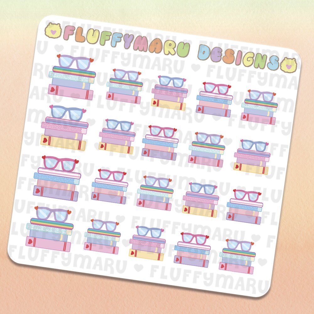 Book Club Planner Stickers Cute Stickers for Erin Condren | Etsy