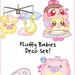 Baby Fluffies Deco Sticker Set Planner Stickers Cute - Etsy
