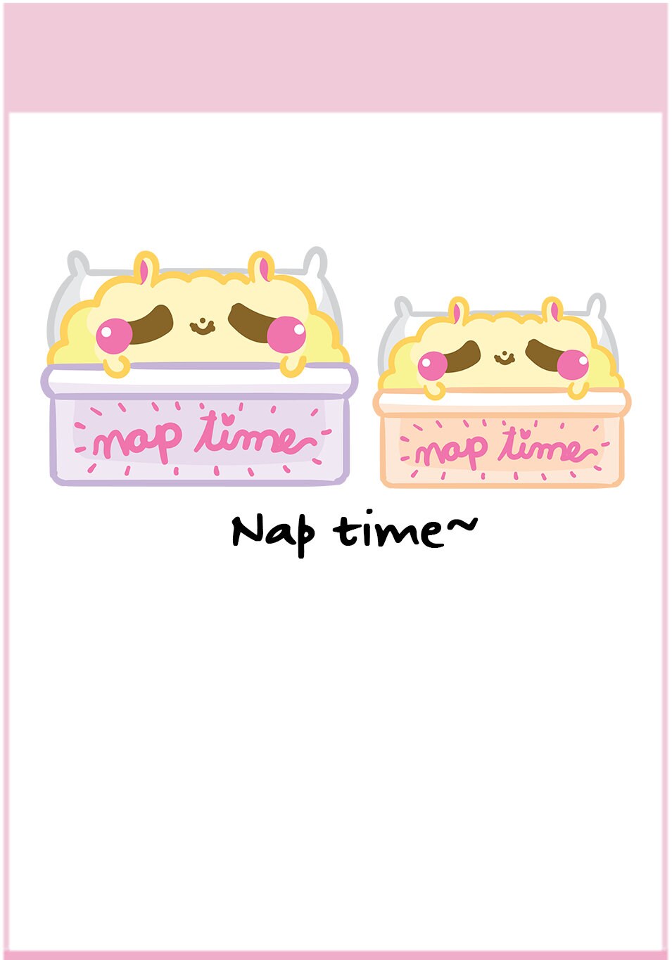 Nap Time Fluffymaru Planner Stickers Cute Stickers for | Etsy