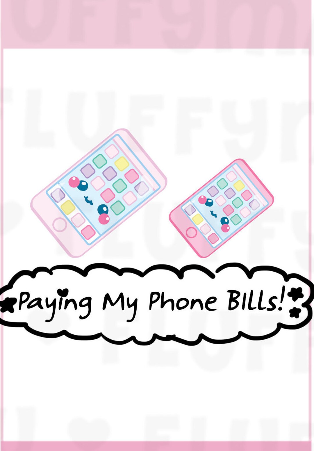 Cellphone / Phone Bills Planner Stickers Cute Stickers for - Etsy