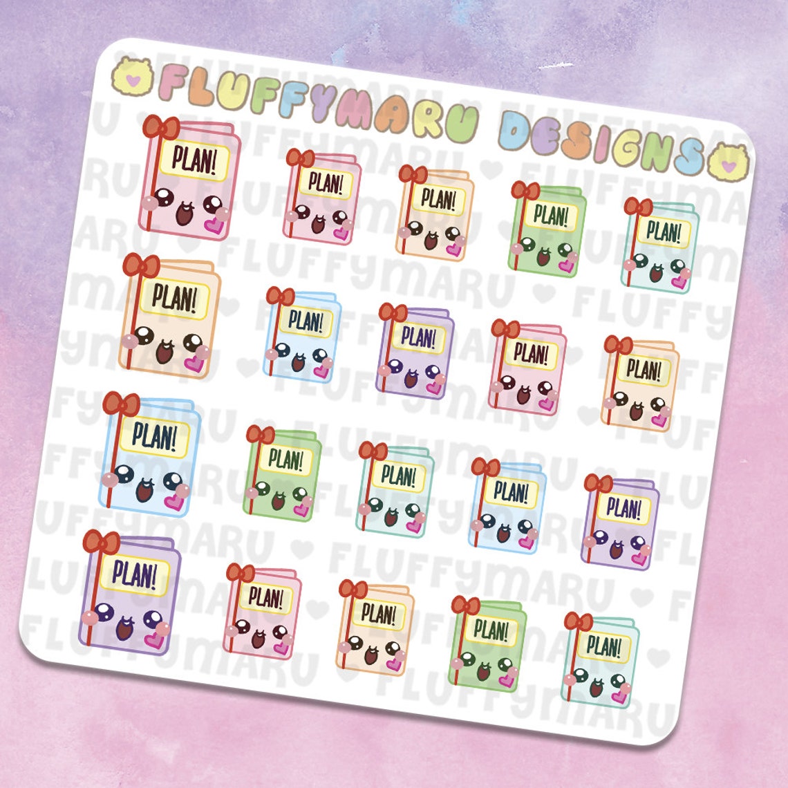 Plan Notebook Planner Stickers Cute Stickers for Erin | Etsy