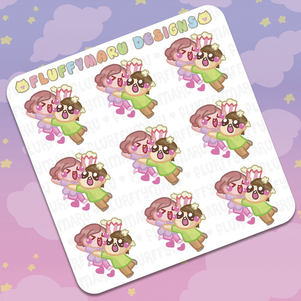 Romance / Romantic Movie Reminder Sampler Planner Stickers | Etsy