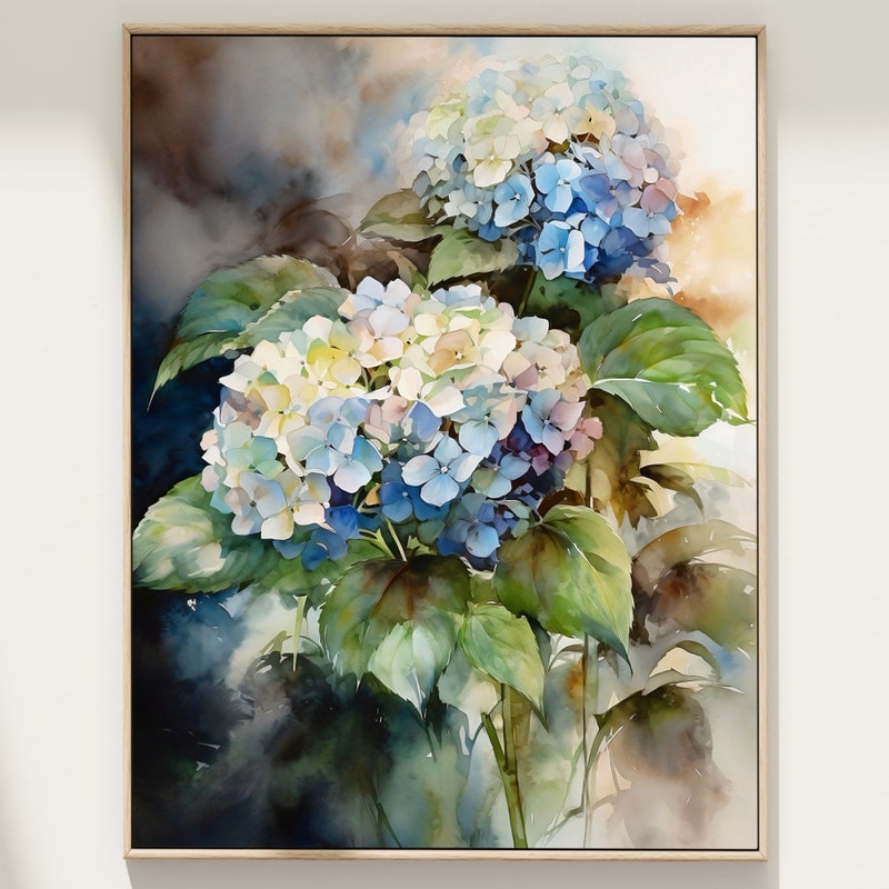 Hydrangea Print - Etsy