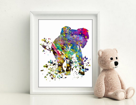 Digital Download Elephant Art Print Elephant Decor Elephant | Etsy ...