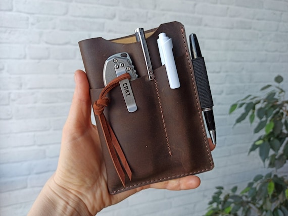 Leather EDC Wallet/EDC pocket organizer/Front Pocket EDC/edc | Etsy