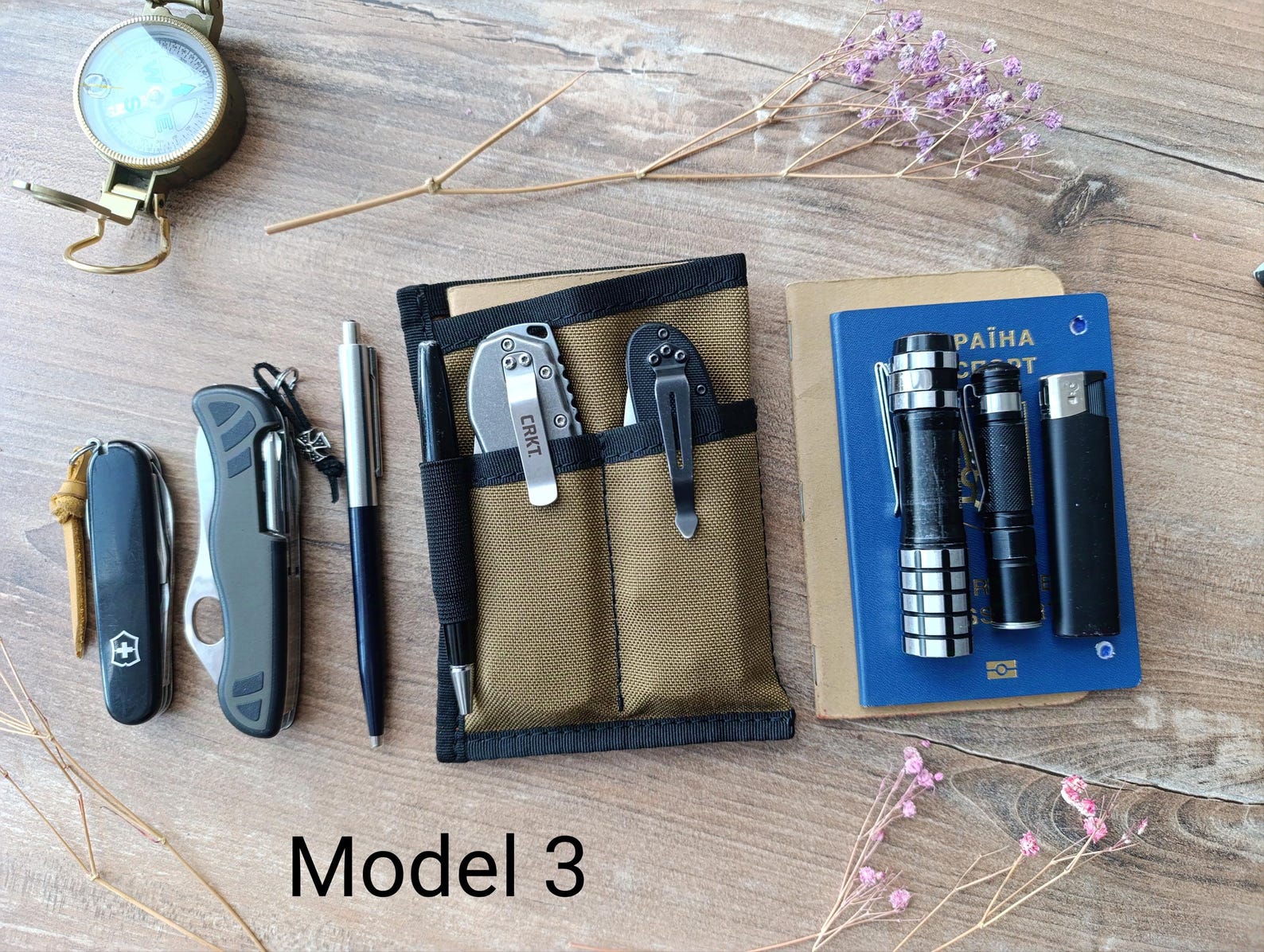 EDC Pocket Organizer/edc Organizer /edc Slip Case/notebook Case/edc ...