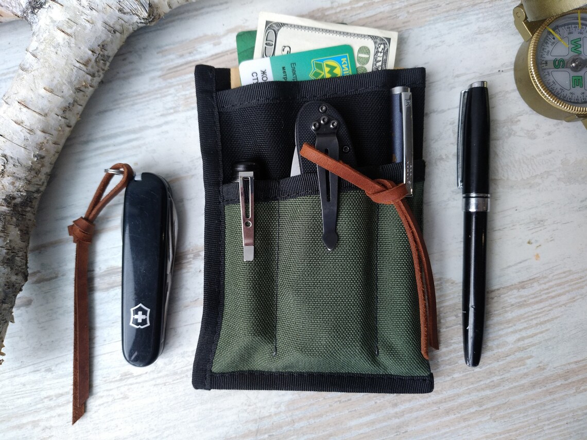 EDC Pocket Organizer/edc Organizer /edc Slip Case/notebook - Etsy