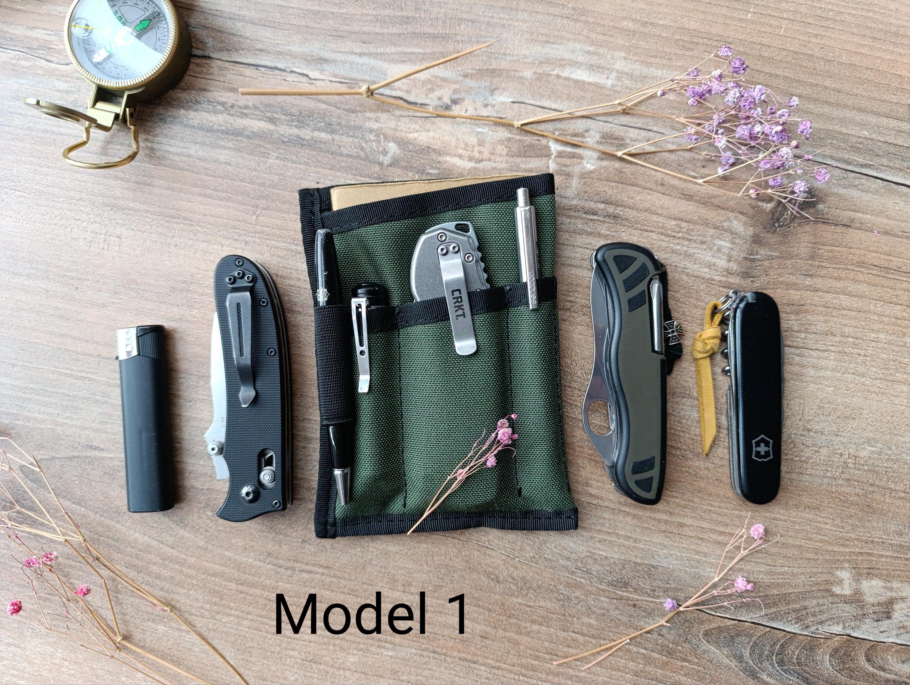 EDC Pocket Organizer/edc Organizer /edc Slip Case/notebook Case/edc ...