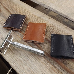 Razor Leather Sheath Cover Case,gift for Men, Husbands Gift ...