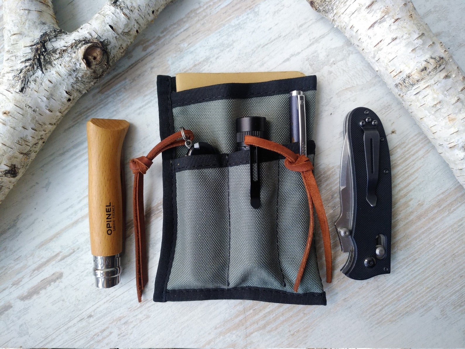 EDC Pocket Organizer/edc Organizer /edc Slip Case/notebook - Etsy