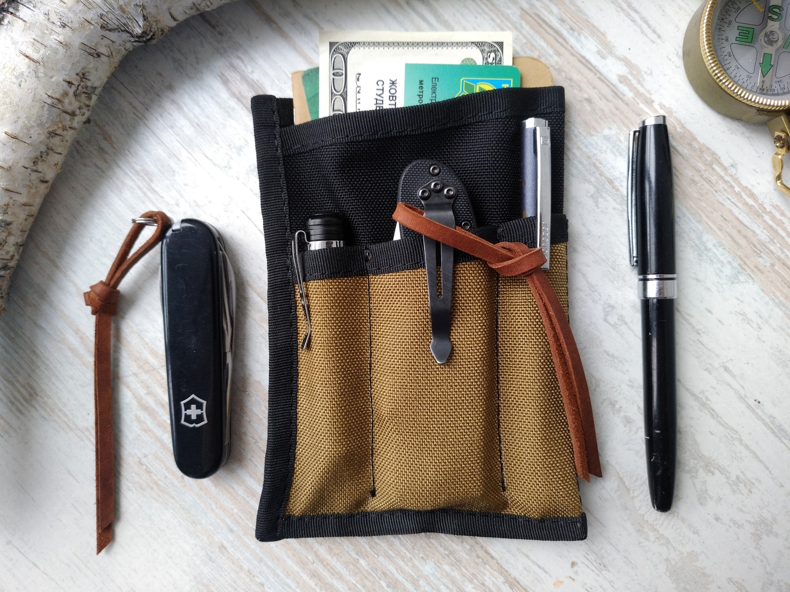 Edc Slip Case/ Field Note Case/notebook Case/ EDC Pocket | Etsy